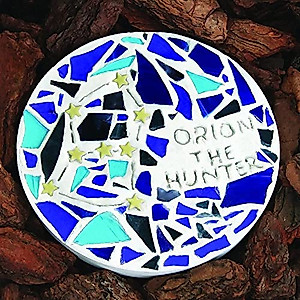 Diamond Tech Create N Learn Mosaic Stepping Stone Kit, Starry Night