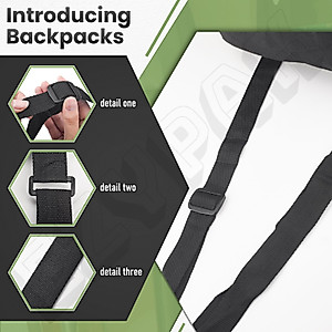 5140125-95 Leaf Blower Vacuum Leaf Bag for Black and Decker BV3100/BV2900 Blower Replaces 5140117-99 - Black