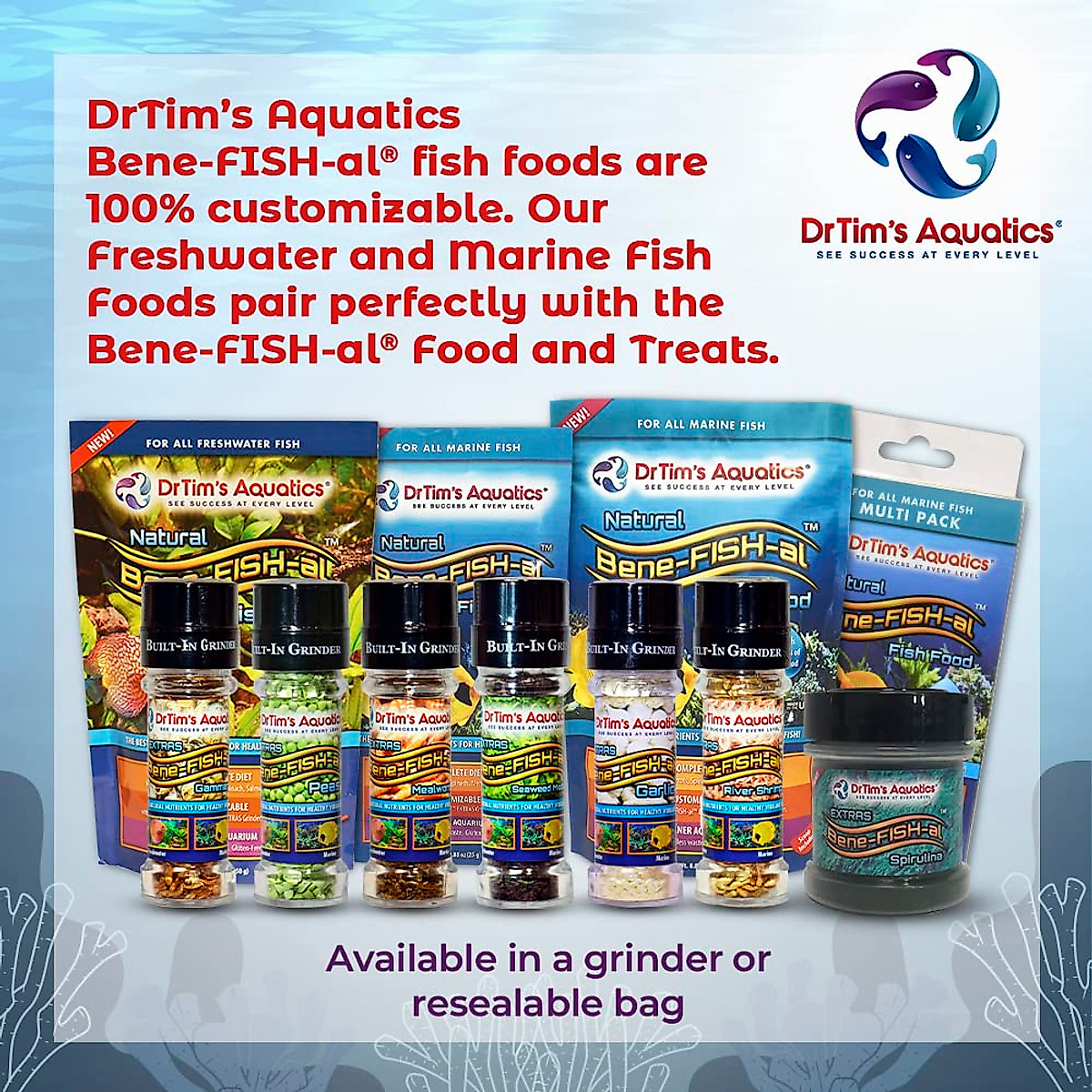 DrTim's Aquatics Bene-Fish-al® Freshwater Fish Food - Single-Pack 0.88 oz. Pouch