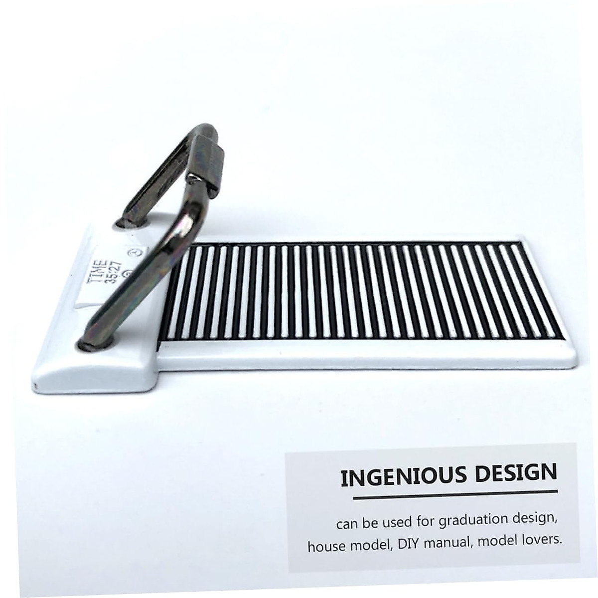 NUOBESTY Miniature Furniture Dollhouse Accessories Metal Treadmill Decoration Fitness Equipment Model for Doll House Ornament