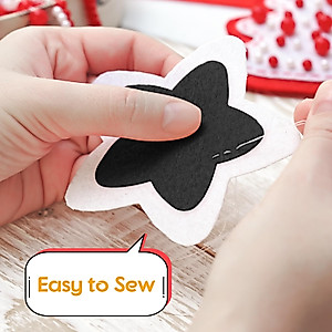 Simetufy 12 Pcs Black Felt Fabric for Crafts, 8 x 12 Inch Black Felt Sheets 1 mm Thick, Acrylic Sheets Art and Craft Material, Soft Felt Sheets for Crafts, Sewing