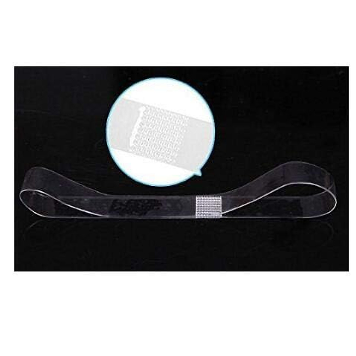 5 Pairs Womens Transparent Silicone Invisible Shoe Strap Elastic Shoes Band High Heels Anti-loose Shoelace for Holding Loose High Heel