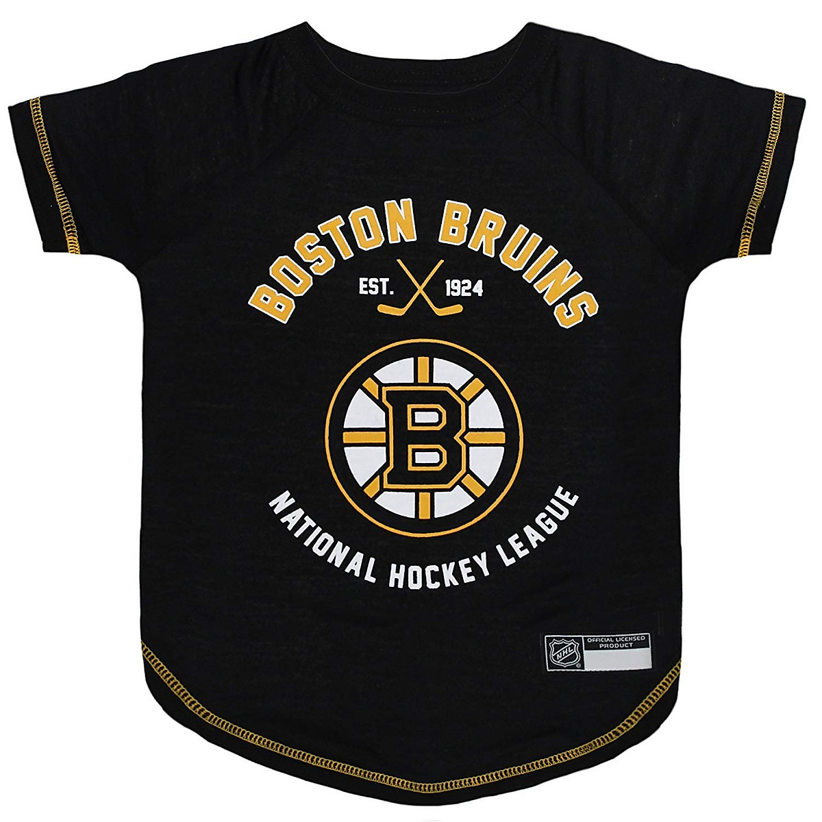 NHL BOSTON BRUINS Tee Shirt for DOGS & CATS, Small. - Are you a HOCKEY FAN? Let your Pet be an NHL FAN too!