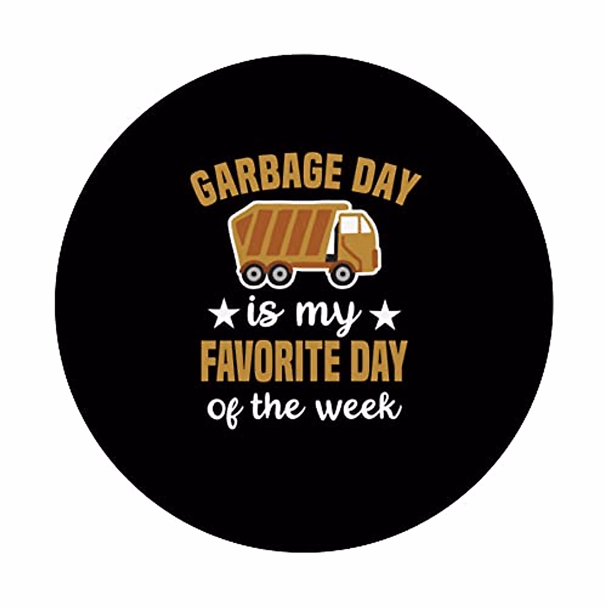 Garbage Truck Waste Collector PopSockets Swappable PopGrip
