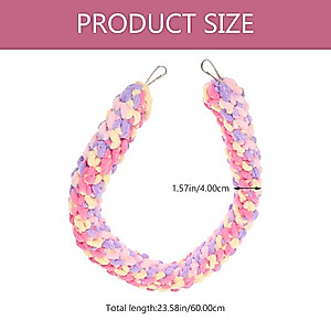 Alipis Sugar Glider Climbing Rope Bungee Rope Bird Toy Small Bird Chew Toys Interesting Parrot Chew Toys Rat Cage Accessories Climbing Hamster Toy Ferret Toy Cotton Rope Bite Parrot Stand