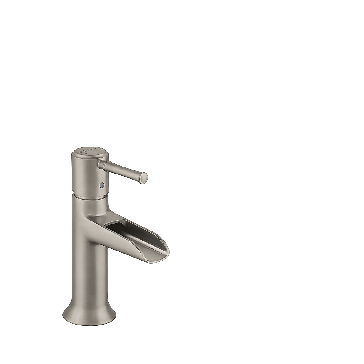 hansgrohe Talis C Classic Low Flow Water Saving 1-Handle 1 7-inch Tall Bathroom Sink Faucet in Brushed Nickel, 14127821