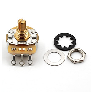 CTS 250K Short Split Shaft Audio Pots - 450G Series - Lot of 3 (3X) + .047uf Orange Drop Cap for Fender Strat