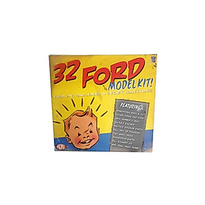 ModelToyCars 1932 Ford Roadster 2-in-1 Model Kit, Light Gray - Acme A1805002K - 1/18 Scale Diecast Model Kit