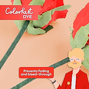 XFasten Wide Floral Tapes for Bouquet 1/2-Inch x 30 Yards - Dark Green (2-Pack) Bouquet Stem Wrap Tape for Florist – Waterproof Boutineer Tape for Flower Stem Wrap and Craft Adhesive