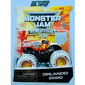 MonsterJam Orlando Florida 2020, World Finals XXL Exclusive Truck 1:64 Scale (White)