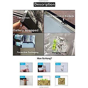 VVOVV Wall Decor - Deer In Autumn Forest Painting Giclee Prints Wildlife Pictures Animal Elk Poster Canvas Art Wall Decor Modern Framed Artwork