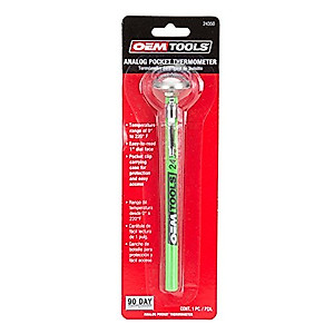 OEMTOOLS 24350 0-220 F Instant Read Pocket Thermometer, 1 Pack