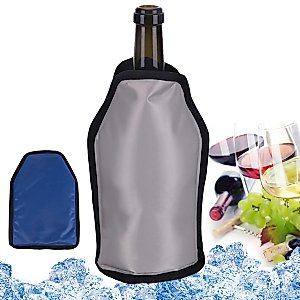 Wine Cooler Sleeve With Protector Instant Cooling and Keeps Your Drink Cold Keep Cool and Chill Champagne Wine (Type7) (WineCooler-1Count)
