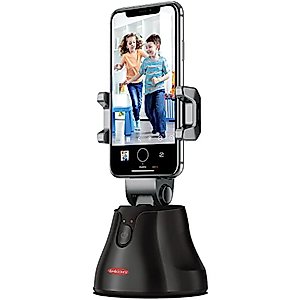 Doohickey Cameraman Rotating 360° Smart Phone Holder Face and Object Tracking Recognition Vertical and Horizontal Shot, Compatible with Phone Dimensions 2.2 - 3.9 Inches