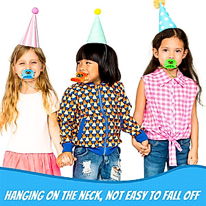 48 Pieces Multicolor Duck Call Whistles Plastic Duck Beak Whistles with Lanyard Halloween Christmas Gifts Small Whistle Bulk for Party Favors Fun Goodie Bag Fillers, 4 Colors