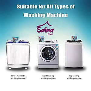 SainaHome Washing Machine Cleaner Tablet- Cleaning Tablets For HE Front Loader & Top Load Washer -12 Pack Economy Supply