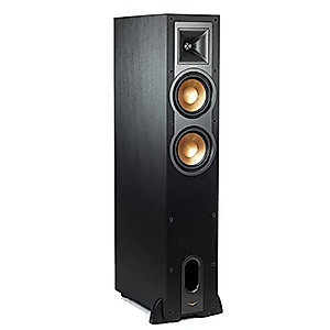 Klipsch Reference R-26FA Floorstanding Speaker, Black, Pair (Renewed)