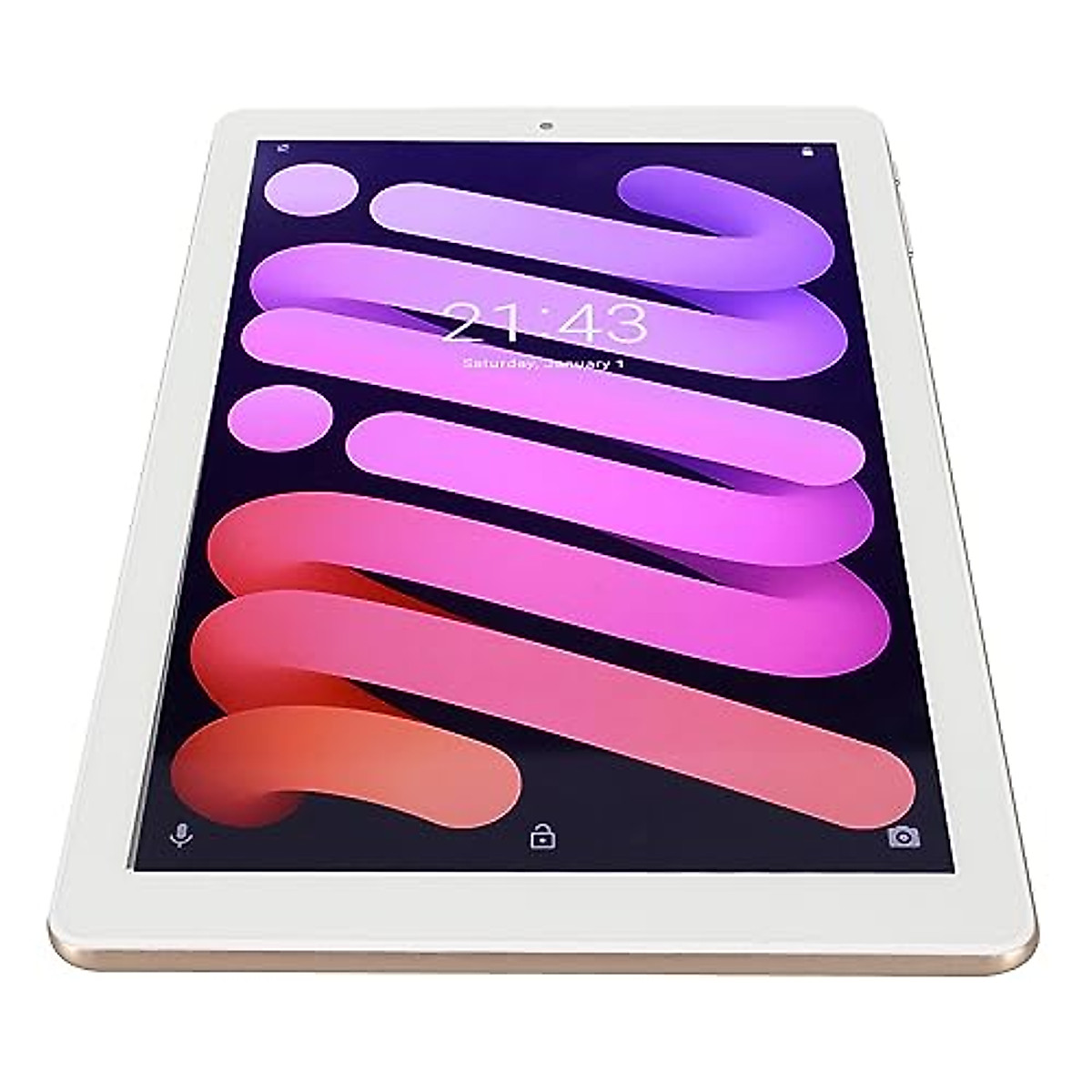 Airshi Tablet, 10-inch IPS Screen 10-inch Tablet Support Call Gold Octa Core Processor for Entertainment (US Plug)