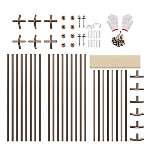 Wilrex Carport, 10x20ft Heavy Duty Carport with Removable Sidewalls & Doors, Portable Garage for Auto, Boat Market stall, Car Tent Windows, Canopy Party Wedding, UV Resistant Tarp, Beige