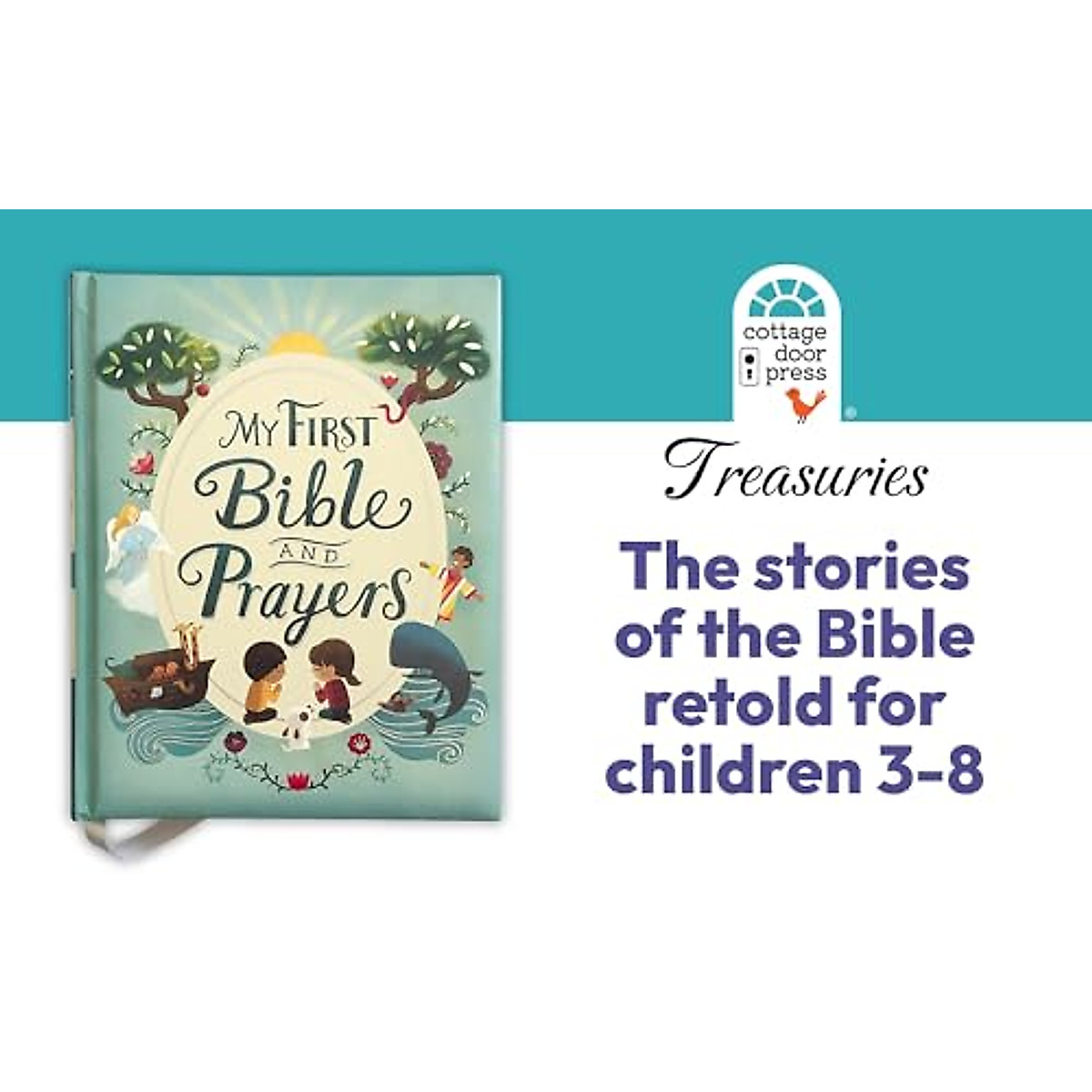 My First Bible and Prayers Padded Treasury - Gifts for Easter, Christmas, Communions, Birthdays (Little Sunbeams)