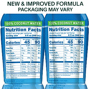 Zico 100% Coconut Water, NO added Sugar, Refreshingly Delicious, Hydration with Electrolytes, 16.9 Fl Oz (Pack of 12)