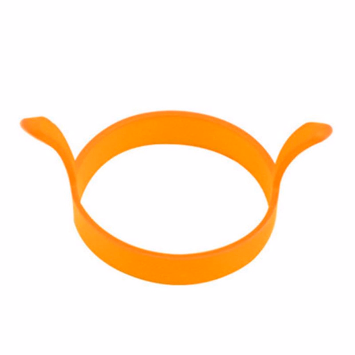 Yuly Nonstick Food Grade Silicone Egg Maker Pancake Rings Dishwasher Safe Gift For Cooking Lover Durable Silicone Egg Mold, orange