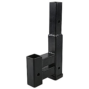 XMT-Moto 4000 LB Dual 2" Trailer Hitch Receiver Rise-Drop Adapter Extender Extension Tow