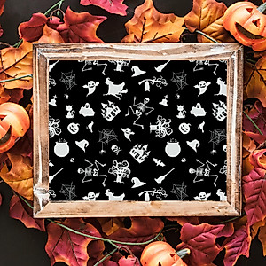 JUTTIRA Halloween Tissue Paper, black white