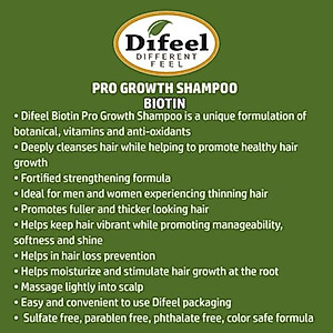 Difeel Biotin 3-PC Cleanse and Root Treatment Hair Growth Set