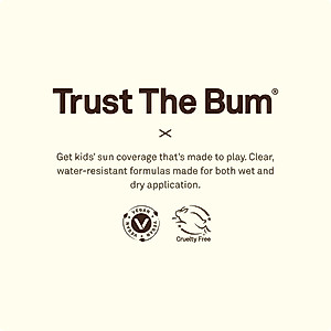 Sun Bum Kids SPF 50 Sunscreen Clear Body Lotion | Broad Spectrum Water-Resistant Sunblock with Vitamin E | Wet or Dry Skin Application | Hawaii 104 Act Compliant (Octinoxate & Oxybenzone Free) | 6 oz