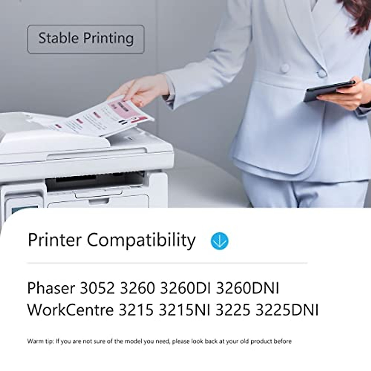 Phaser 3260 Workcentre 3225 Drum Cartridge - UOTY 1 Pack 101R00474 Drum Unit Replacement for Xerox Phaser 3260DI 3260DNI 3052 3260 WorkCentre 3215 3215NI 3225 3225DNI Printer