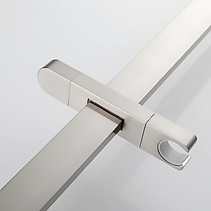 LETUZI Eco-Performance Handheld Shower with 28-Inch Slide Bar and 59-Inch Hose,Efficient and Water-saving, Suitable for Bathroom Kitchen