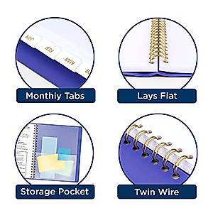 AT-A-GLANCE 2023-2024 Planner, Weekly & Monthly Academic Appointment Book, 8-1/4" x 11", Large, Contemporary (70957X1824)