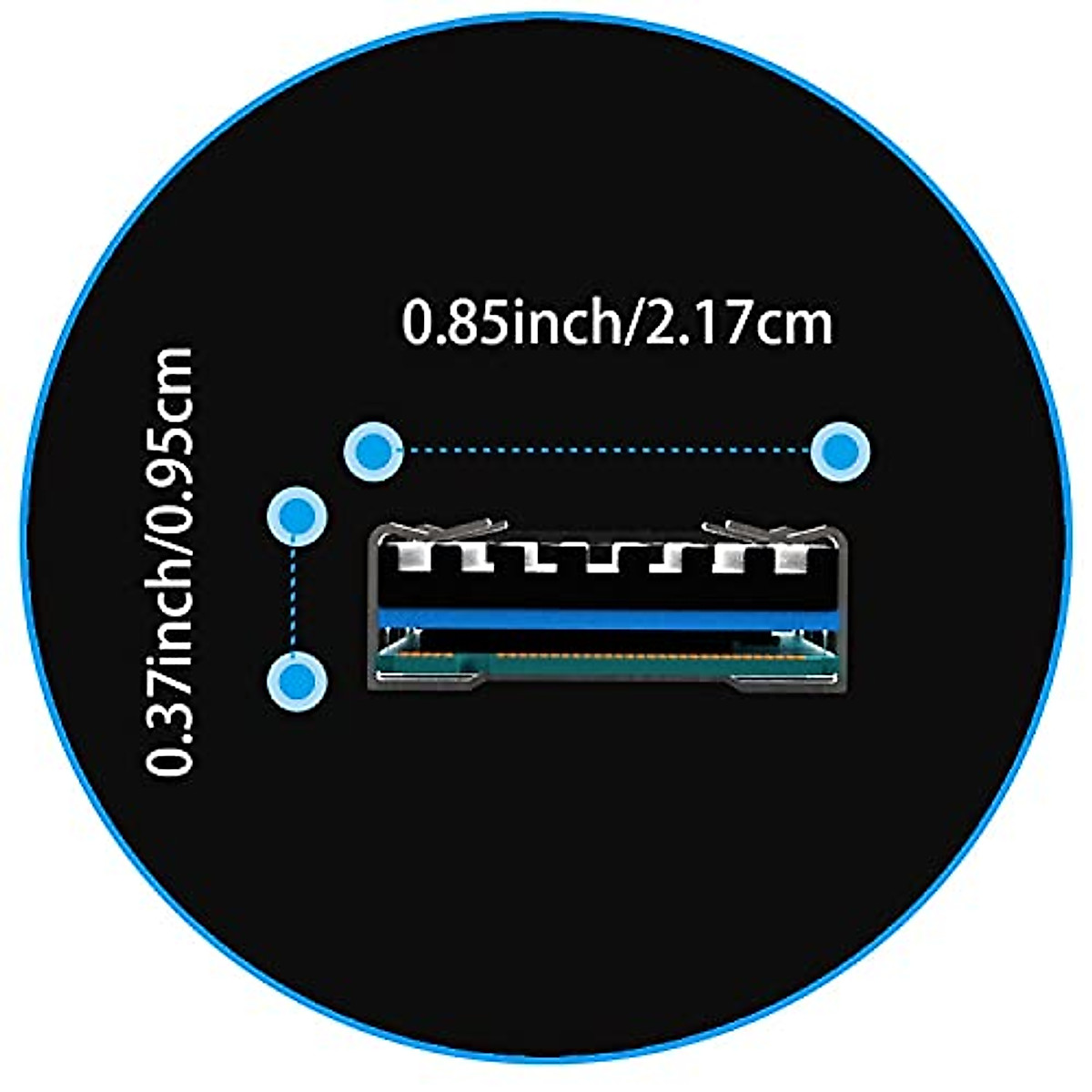 GLOTRENDS M.2 Heatsink with M.2 Thermal Pad for 2280 M.2 PCIe 4.0/3.0 NVMe SSD (2 Packs)