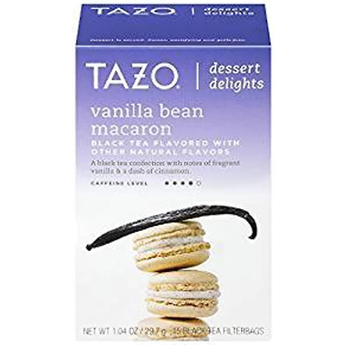 Tazo Dessert Delights Vanilla Bean Macaron Black Tea Flavored 2 Boxes