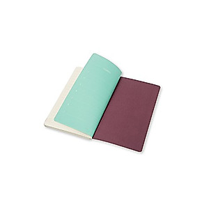 Moleskine Chapters Journal, Slim Large, Ruled, Plum Purple, Soft Cover (4.5 x 8.25)
