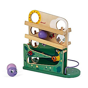 Janod Wooden Caterpillar Ball Track - Ages 12+ Months - J08055