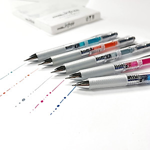 Pentel BL77TL-10 EnerGel Ink Ballpoint Pen, 0.03 inches (0.7 mm), 10 Colors
