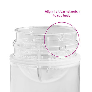 Munchkin® Miracle® 360 Fruit Infuser Water Bottle, 20 Ounce, Green