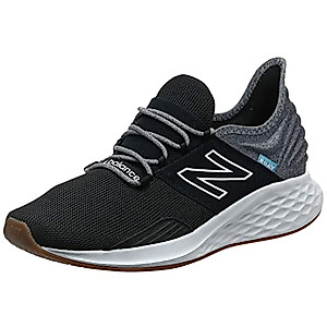 New Balance Men's Fresh Foam Roav V1 Sneaker, Black/Light Aluminum, 11 W US