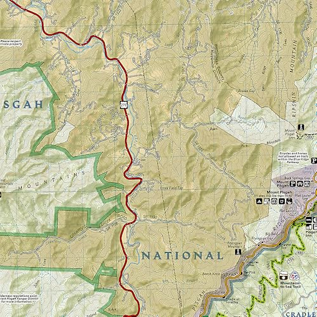 Pisgah Ranger District Map [Pisgah National Forest] (National Geographic Trails Illustrated Map, 780)