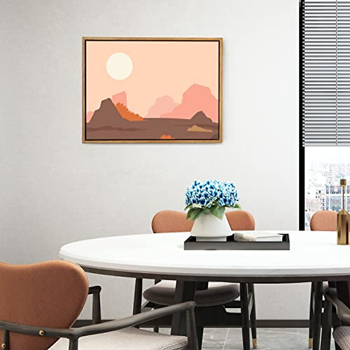 FOLKOR Floating Frame for 11x14 Canvas Painting 0.6-0.8" Deep, 2 Pack Floater Frame for Canvas Prints, 11 by 14 Art frame for Gallery Wall Living Room Bedroom Decor (Dark Brown)