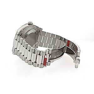 Rolex Daydate 40MM Platinum President 228206 Ice Blue Motif Dial & Smooth Bezel (Certified Pre-Owned)