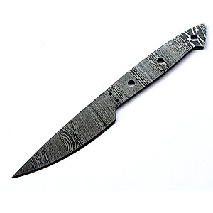JNR Traders Damascus Steel Blank Blade Knife Making Material 9" Handmade Damascus Paring Knife Blank Blade Full Tang 352 Layers jnr3720