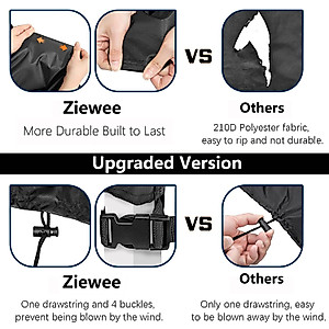 Patio Furniture Covers Outdoor Table Cover Waterproof Rectangular 420D Garden Dining Table Cover Wind Dust Proof Anti-UV Patio Sectional Couch Cover Table and Chair Set Covers 84"Lx44"Wx28"H Black