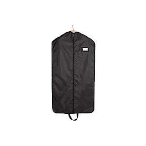 Covermates Keepsakes Garment Bag Set - Premium Polyester - Full Length Zipper - ID Window - Carrying Handles - Closet Storage, Black