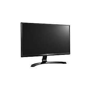 LG 24UD58-B Display Port+HDMI 3840x2160 24inch Monitor, Black (Renewed)