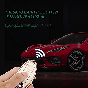 LOCATVE Compatible with Nissan Key Fob Cover, Car Key Cover for Nissan Altima Maxima Armada Rogue Murano Sentra Pathfinder Key Fob Cover 2022 White