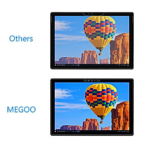 Megoo [2 pack] Screen Protector for Surface Pro 7 Plus/Surface Pro 7, Ultra Clear/High Response/Tempered Glass, Compatible for Microsoft Surface Pro 7 12.3 Inch (2019 Release)