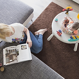 Oribel PortaPlay Baby Activity Center: Development Focused Toys. Foldable, Portable, and Transforms to a Play Table, Unisex (Wonderland Adventure, Gray)